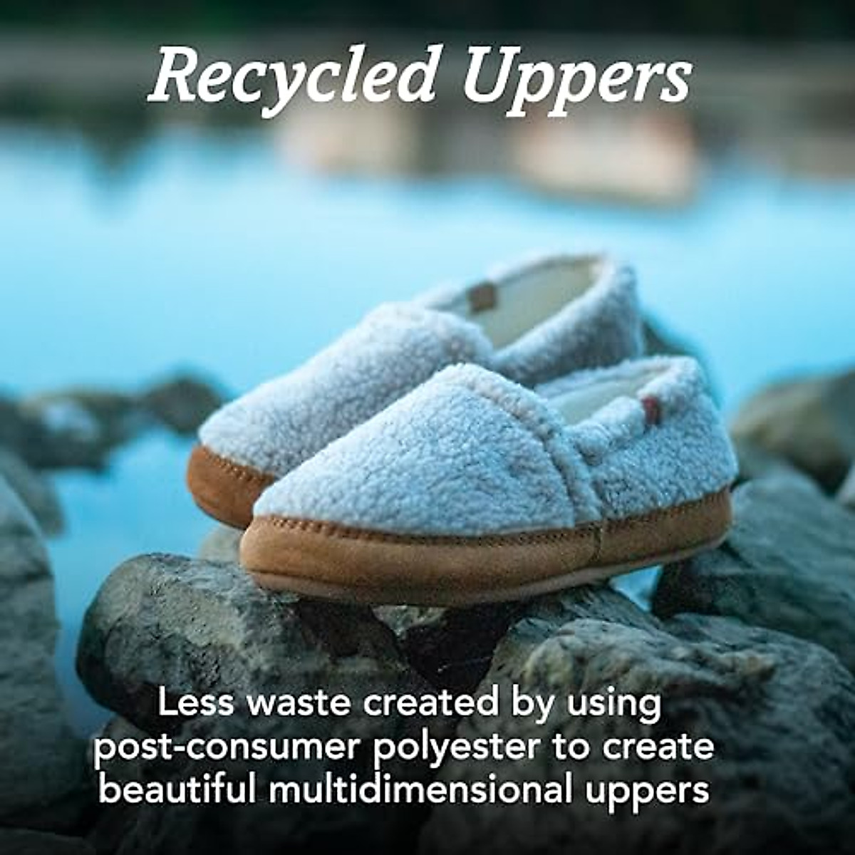 Acorn Women's House Slippers, Recycled-Natural, 8-9