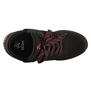 ZEBA Women's Hands Free Slip-On Walking Shoes (Black Ember, 8)