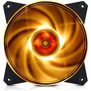 Cooler Master MasterFan Pro 140 Air Pressure RGB- 140mm Static Pressure RGB Case Fan for 4-Pin 12V, Computer Cases CPU Coolers and Radiators