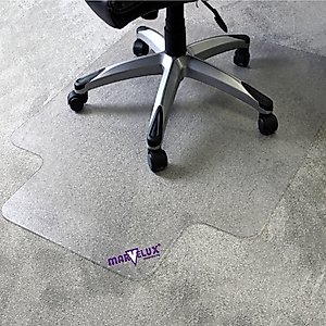 Marvelux 36" x 48" Heavy Duty Polycarbonate Office Chair Mat with Lip for Carpets, 2 Pack, Clear Carpet Protector for Low, Standard and Medium Pile Carpeted Floors, Shipped Flat, Multiple Sizes