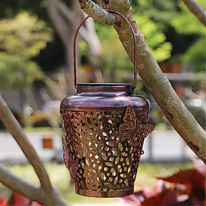 ZHUANYIYI Hollow Solar Lights, Garden Lawn Lighting Landscape Lights, Home Garden Pavement Decoration Night Lights