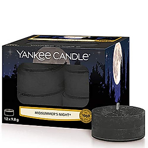 Yankee Candle Tea Light Scented Candles | Midsummer's Night | 12 Count