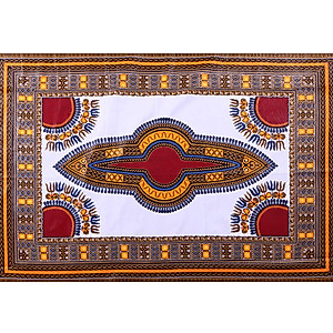 African Fabric 6 Yard Printed Wax Cloth African Ankara Fabric for Party Dress 2003