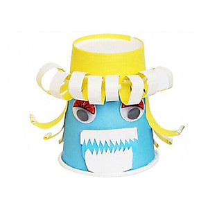 Yueton 200pcs Adhesive Back Mix Color Mini Wiggle Eyes with Eyelash Small Plastic Round Moving Googly Eyes for Children School Classroom Home Arts & Crafts Models (10mm)