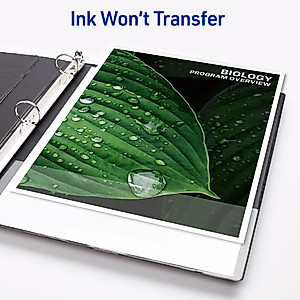 Avery Heavy-Duty View 3 Ring Binder, 4 Inch One Touch EZD Rings, 780-Sheet Capacity, 4.5 Inch Wide Spine, Customizable Clear Cover and Spine, 1 White Binder (79104)