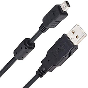 USB Data File Picture Transfer Charger Charging Wire Cord Cable CB-USB5 CB-USB6 CB-USB8 for Olympus Tough TG-830 TG-630 TG-860 TG-870 & Select Stylus (See Product Details & Pictures Before Buying)