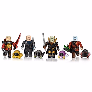 Roblox Action Collection - Dominus Dudes Four Figure Pack [Includes Exclusive Virtual Item]