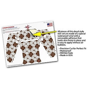 WraptorSkinz Skin Wrap compatible with Sony PS5 DualSense Controller Boxed Chocolate Brown (CONTROLLER NOT INCLUDED)