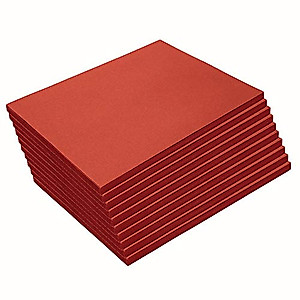 Colorations Construction Paper,Red,9 inches x 12 inches,50 Sheets, Heavyweight Construction Paper,Crafts,Art,Kids Art,Painting, Coloring,Drawing,Creating,Paper,Art Project,All Purpose