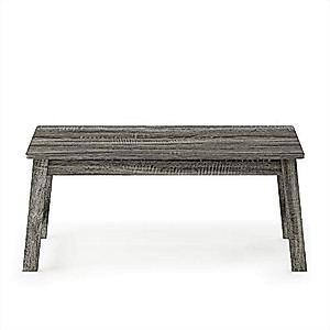 Furinno Beginning Coffee Table, French Oak Grey , 19.45D x 35.59W x 15.63H in