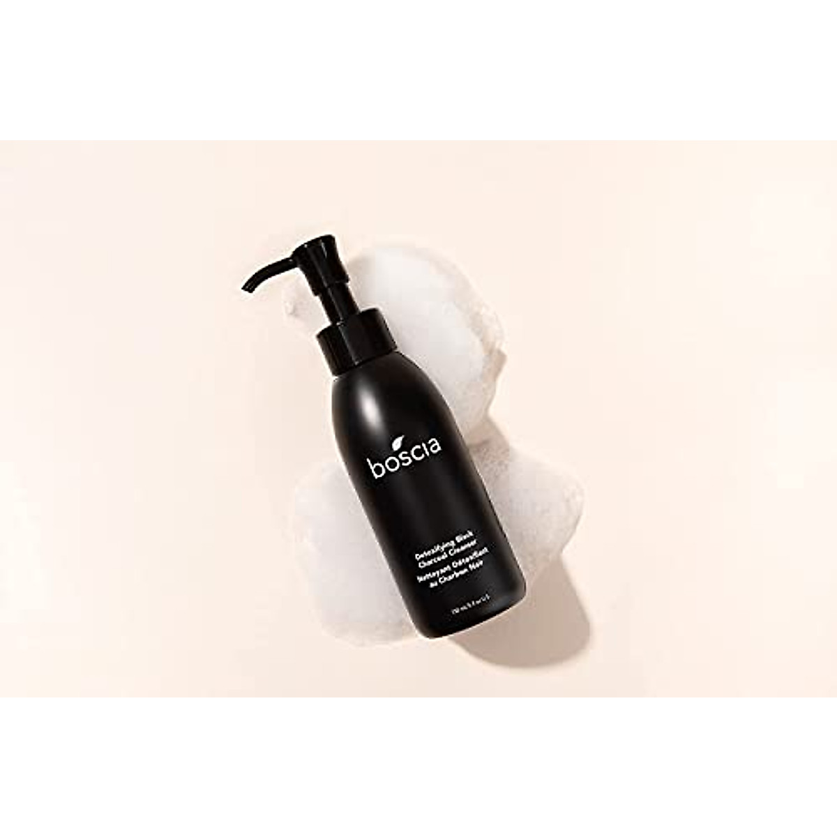 boscia Detoxifying Black Charcoal Cleanser. Vegan Skincare, Thermal Activated Charcoal Blackhead Remover, Vitamin C Brightening Face Wash, 150mL