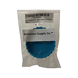 Silicone Soda Can Lids – Can Covers – Can Caps – Can Topper – Can Saver – Can Stopper – Fits standard soda cans (2 Pack, Blue)