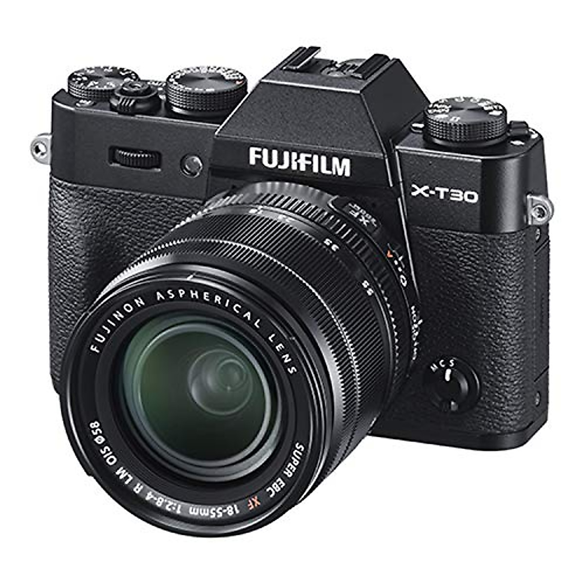 Fujifilm X-T30 Mirrorless Digital Camera w/XF18-55mm F2.8-4.0 R LM OIS Lens - Black