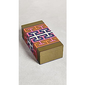 Jonathan Adler Women's Madrid Stacking Box - Small, Orange, One Size