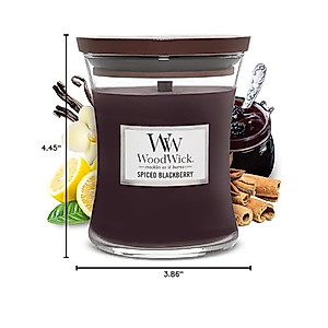 Woodwick Candle Medium Spiced BlackBerry 92078E