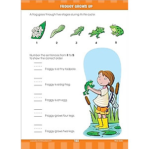 School Zone Big First Grade Workbook: 320 Pages, Ages 6 to 7, 1st Grade, Reading Comprehension, Phonics, Spelling, Vocabulary, Basic Math, Time, Money, Fractions, and More