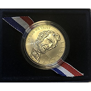 2009 P Silver Abraham Lincoln Dollar About Uncirculated US Mint