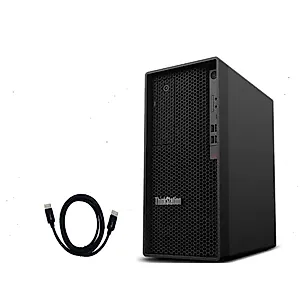 MICROTELLA ThinkStation P340 Workstation - Intel CORE I9-10900 (2.80GHZ, 20MB) - 32 GB DDR4 SDRAM RAM - 512 GB SSD - Small Form Factor - Tower - Black - Windows 10 Pro DP Cable