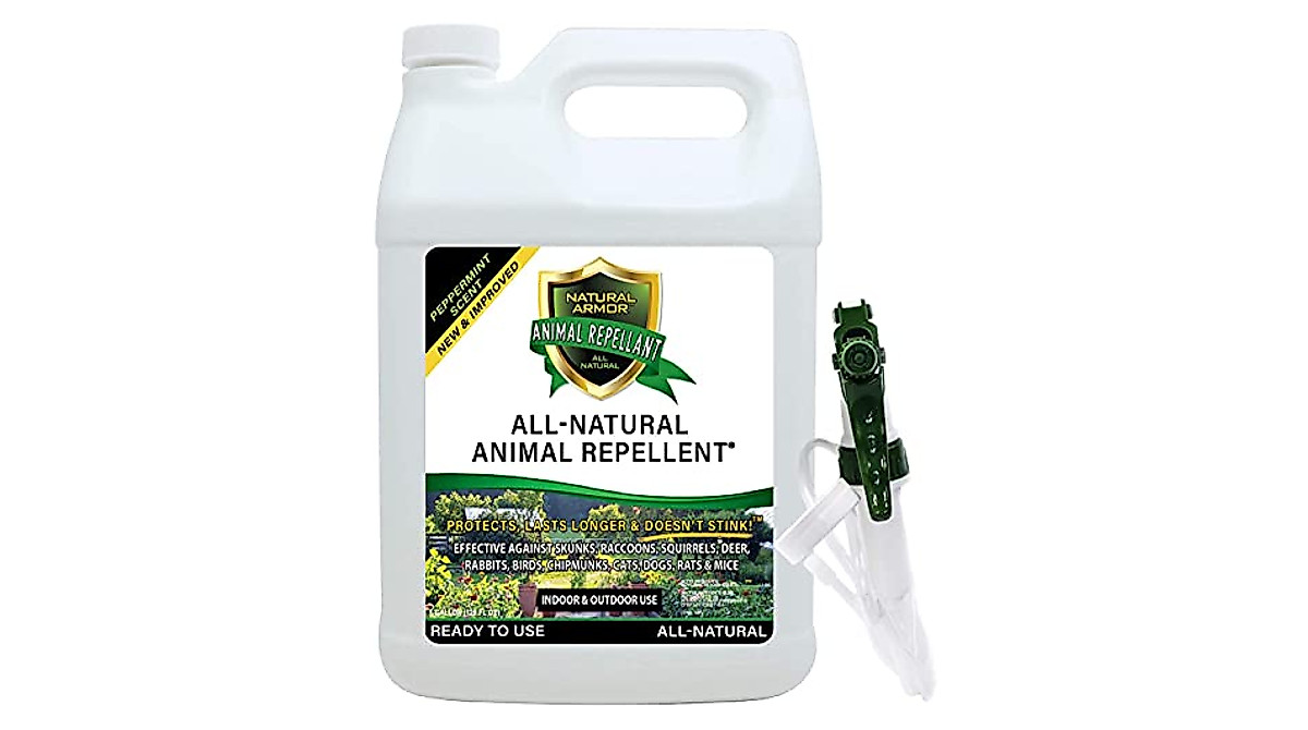 Natural Armor Animal & Rodent Repellent Spray - Powerful Peppermint Formula