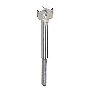 uxcell Forstner Drill Bits 22mm, Tungsten Carbide Wood Hole Saw Auger Opener 120mm Length, Woodworking Hinge Hole Drilling Boring Bit Cutter (Beige, Silver Tone)