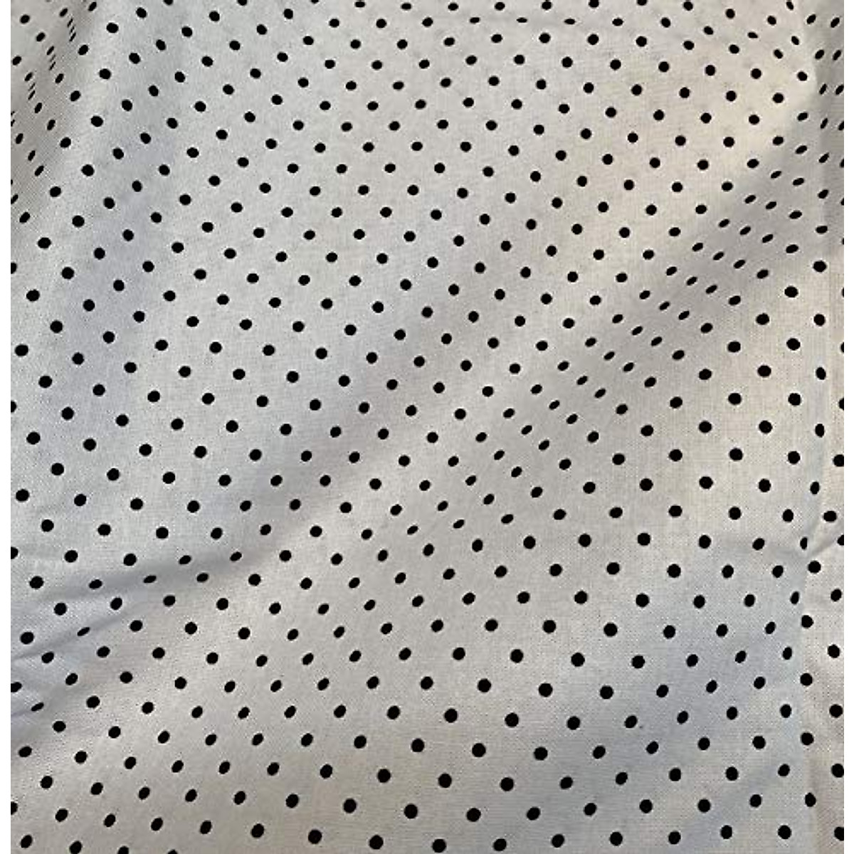 Navy Blue Swiss Polka Dot On White - Riley Blake 100% Cotton Fabric