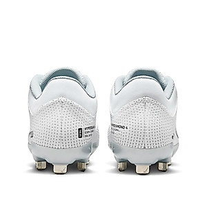 Nike Hyperdiamond 4 Pro Metal Softball Cleats White | Black Size 9.5 Medium