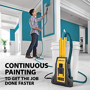 Wagner Spraytech 2439393 Smart Sidekick Power Paint Roller, Yellow