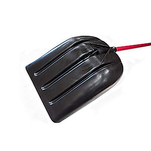 Bully Tools 92400 Snow/Grain Shovel. Fiberglass Dgrip Handle.