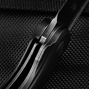 Kizer Kobold 2.0 Pocket Folding Knife, 3.66 In Flipper Pocket knife for EDC Camping, 4V Steel Blade Aluminium Handle, Deep Carry Clip, Small Utility Knife V3542.2A1