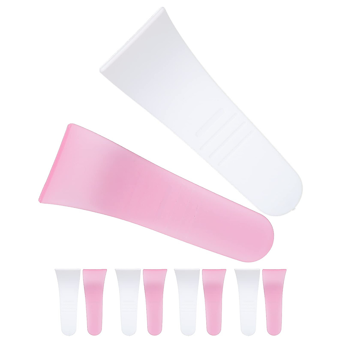 Sonew 10pcs Hair Wax Cleansing Spatulas Depilatory Cream Scraper Board Home Salon Use Facial Mask Applicator Scraper Beauty Tools