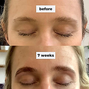 nuorganic Brow Growth Serum - Stronger + Thicker + Longer Eyebrows in 30 Days - Patented PhytoCellular Science - Vegan + Cruelty Free