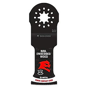 Diablo by Freud DOS125BW3 1-1/4 in. Starlock Bi-Metal Oscillating Blades for Nail-Embedded Wood (3-Pack)