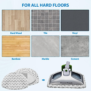 Extolife 10 Pack Steam Mop Replacement Pads for Bissell Powerfresh Steam Mop 1940 1806 1544 2075 2685A 2181 2814 Series, Model 19402 19404 19408 19409 1940A 1940F 1940Q 1940T 1940W B0006 B0017 2075A