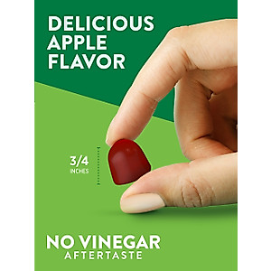 Nature's Truth Organic Apple Cider Vinegar Gummies | 60 Count | Vegan, Gluten Free & Non-GMO Supplement | USDA Organic | Apple Flavor