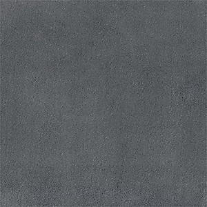 Pemberly Row 84" Velvet Roll Arm Sofa with Tufted Nailhead Upholstery, 3 Seater Fabric Couch Furniture for Home Living Room, Dark Gray