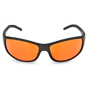Blue Blocking Amber Glasses for Sleep 99.9 Percent Effective - Nighttime Eye Wear - Special Orange Tinted Glasses Help You Relax Your Eyes
