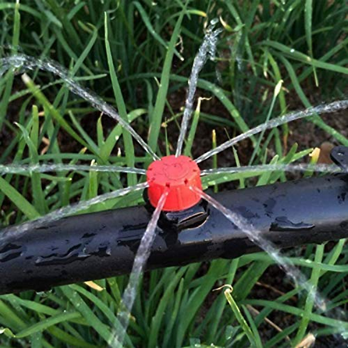 YOUWU 5pcs Garden Irrigation Micro Flow Dripper,Practical Micro Flow Dripper Drip Head 1/4 Inch Hose Garden Irrigation Misting Tools Accessories Feed Orchid