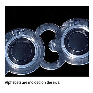 137-432C, PCR Tube Cap with Dome top, 8-Strip, Natural, 120strips/bag