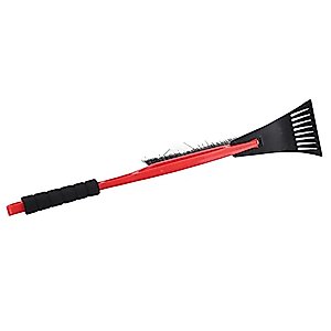 Astibym Car Snow Scraper, Snow Brush Shovel Practical 2 in 1 Simple Operation Sturdy High Strength for Vehicle