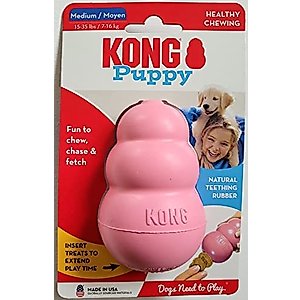 KONG Puppy KONG Dog Toy, Medium, Assorted Colors