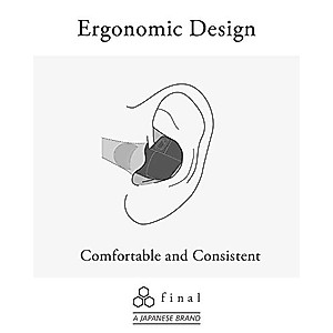 Final A4000 in-Ear Wired Noise Isolating High Precision Clear and Transparent Sound Earphones