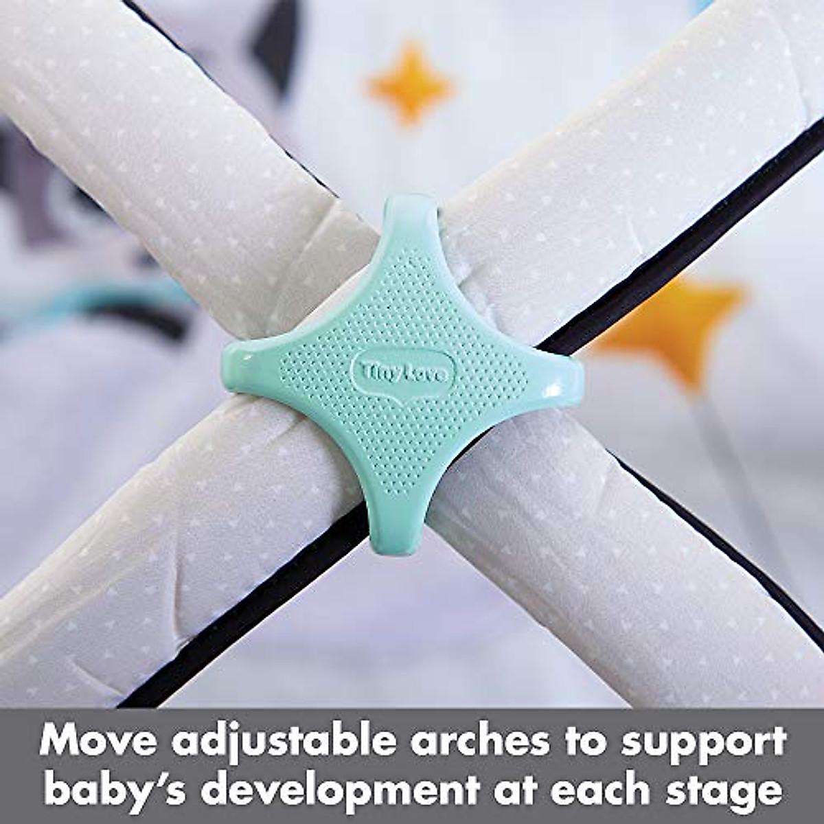 Tiny Love Black & White Gymini Infant Activity Play Mat With-Book, Magical Tales, Deluxe, 1