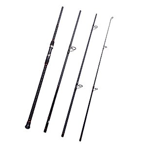 Fiblink Surf Spinning Fishing Rod 4-Piece Graphite Travel Fishing Rod(11-Feet & 13-Feet & 15-Feet) (Length: 15')
