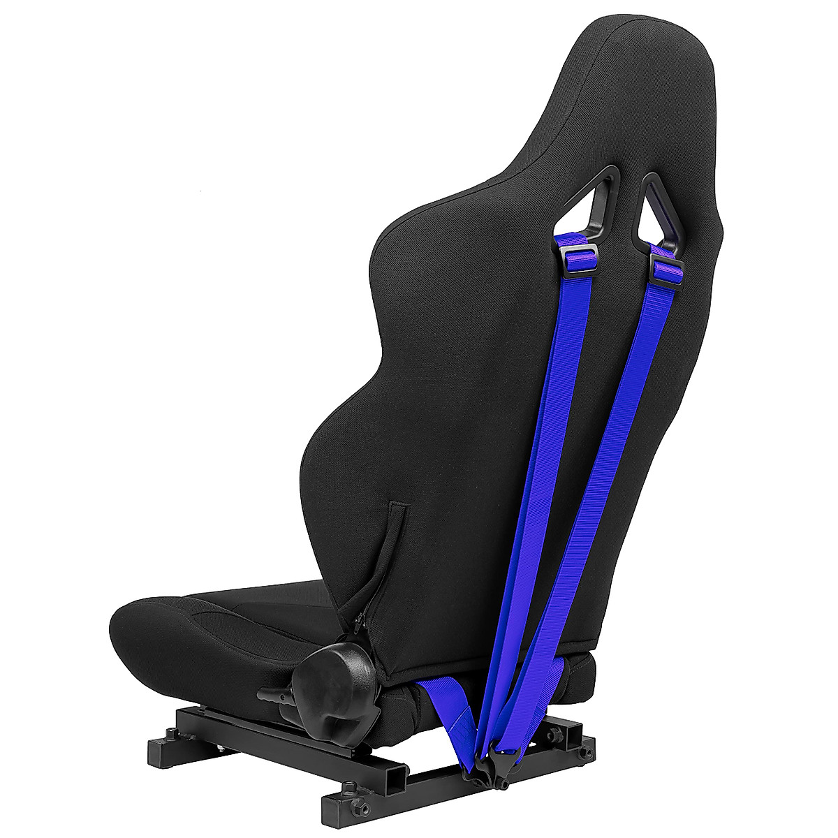 OpenWheeler Racing and Flight Simulation Cockpit Four Point Harness. Virtual Reality add-on. Blue