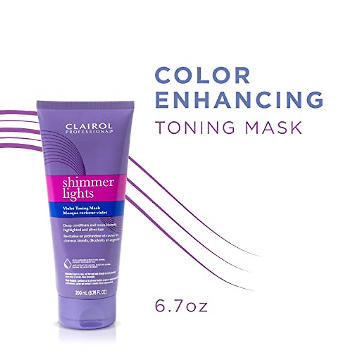 Clairol Professional Shimmer Lights Violet Toning Mask 200mL