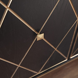 SEI Furniture Marradi Storage Cabinet, Black