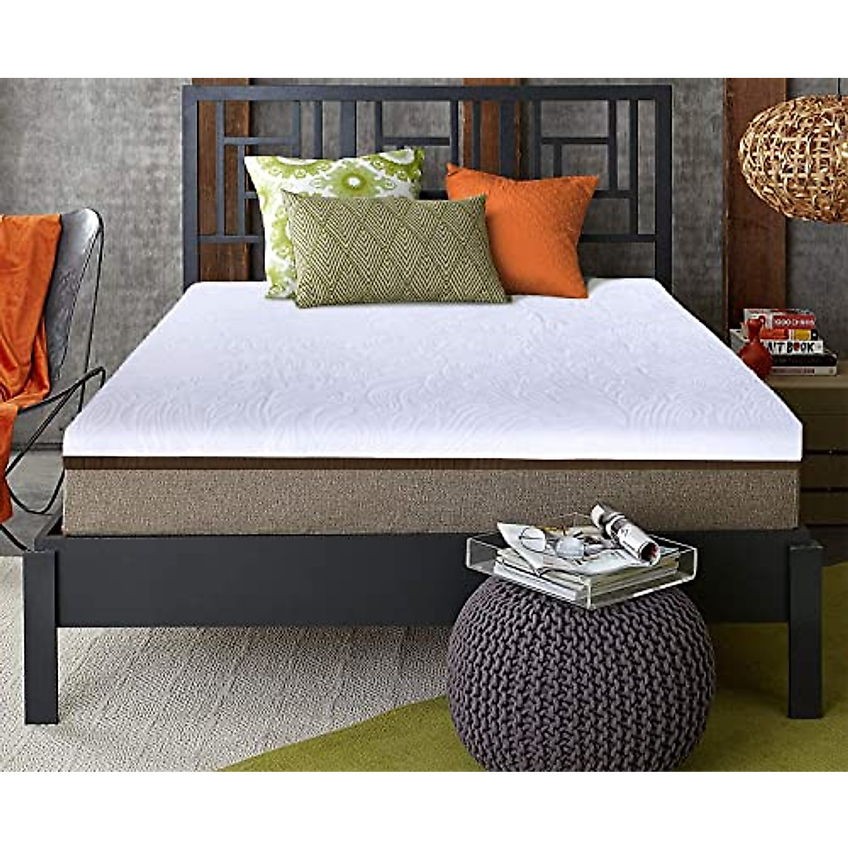 Live and Sleep Ultra 10 Inch Gel Memory Foam Mattress in A Box - Medium Balanced, Cool Bed in A Box, Certipur Certified - Advanced Body Support - Twin Size