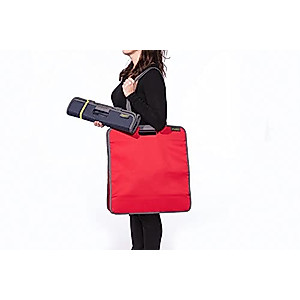 meori Large Tote Bag for Women or Men, Extra Large Utility Tote Bag with Zipper Pocket, Collapsible Grocery Tote with Hard Bottom, Shoulder Straps and Padded Grip Handles