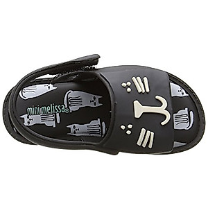 Mini Melissa Girl's Mini MIA + FABULA Mary Jane, Black, 5 M US Toddler