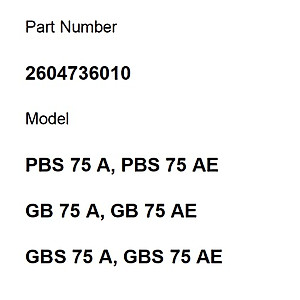 Drive Belt Compatible with PBS 75 A, PBS 75 AE, GBS 75 A, GBS 75 AE, GB 75 A, GB 75 AE, Belt Sander 1PCS